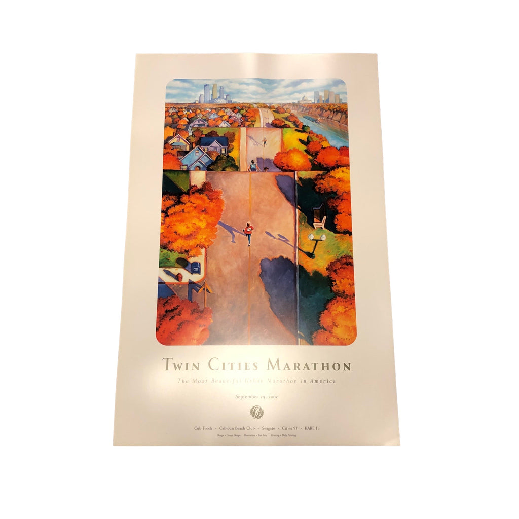 2002 Twin Cities Marathon Poster – Twin Cities In Motion